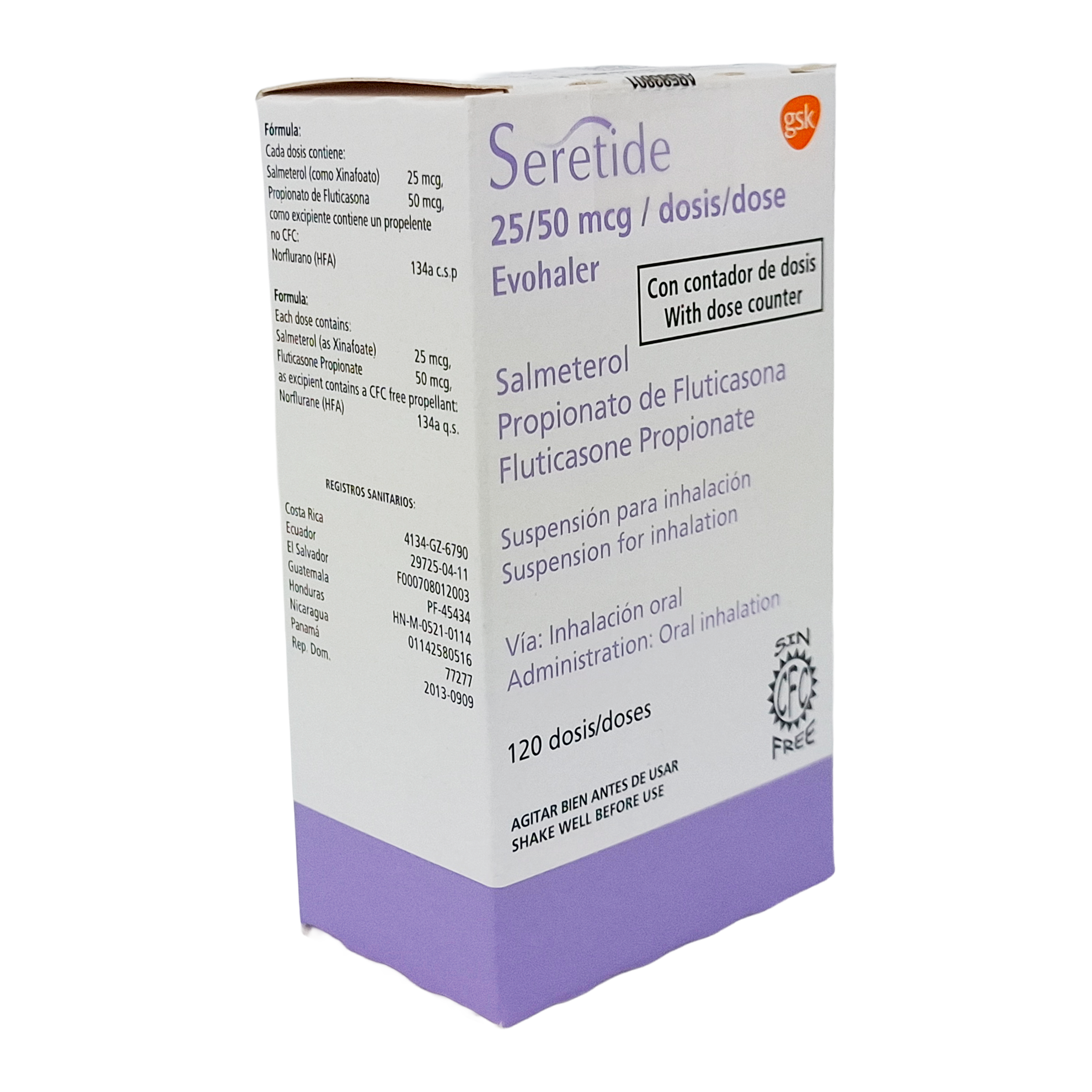 Seretide Evohaler 25 mcg/50 mcg - CENDIS